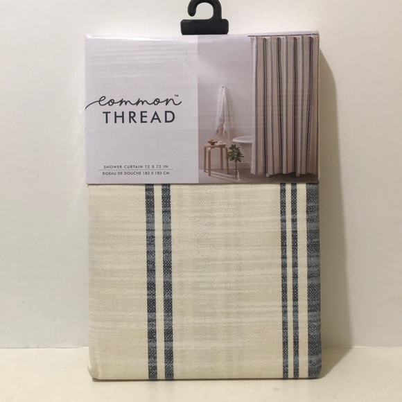 Common Thread | Bath | Common Thread Shower Curtain 72x72 In Striped ...